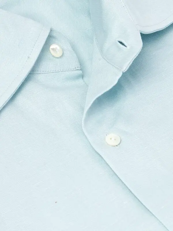 STOFFA Cotton And Linen-blend Shirt