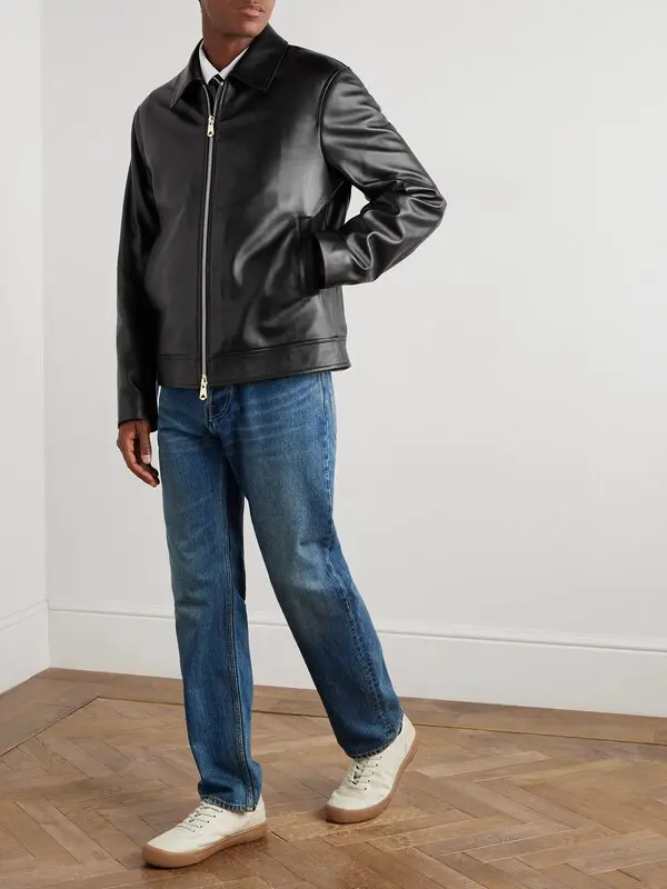 Paul Smith Leather Jacket - Black