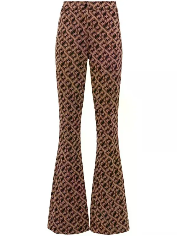 Diane Von Furstenberg High-waisted Flared Trousers