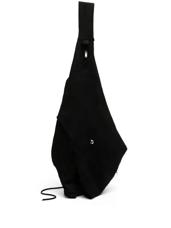 Undercover Leather Tote Bag - Black
