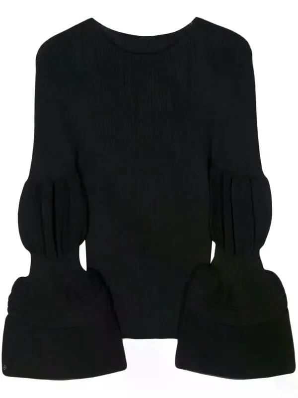 Issey Miyake Fine-ribbed Top