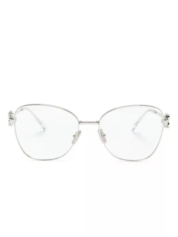 Miu Miu Geometric-frame Glasses - Silver