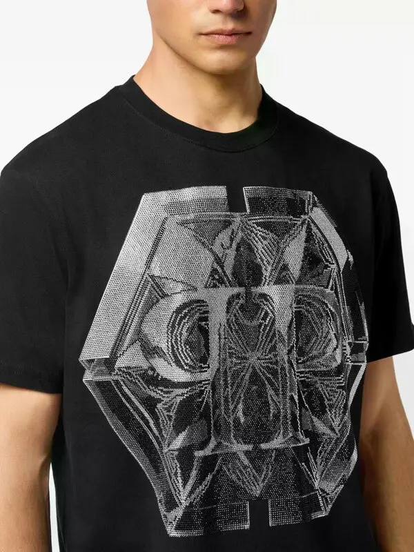 Philipp Plein Pp Hexagon-print T-shirt