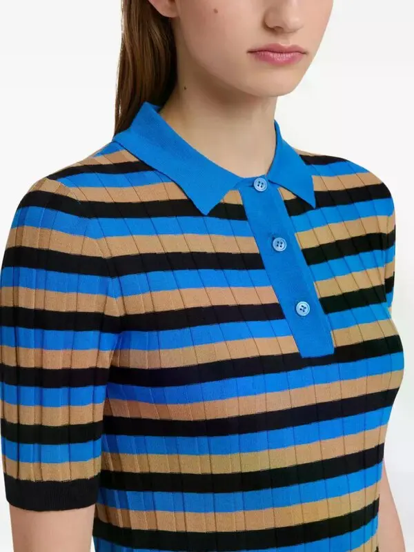 Marni Striped Polo Top