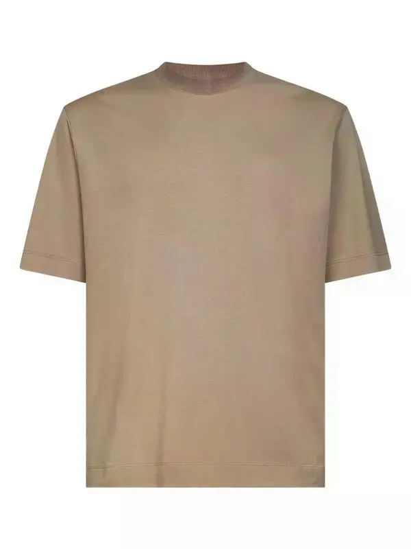 Zegna Crew-neck T-shirt - Neutrals