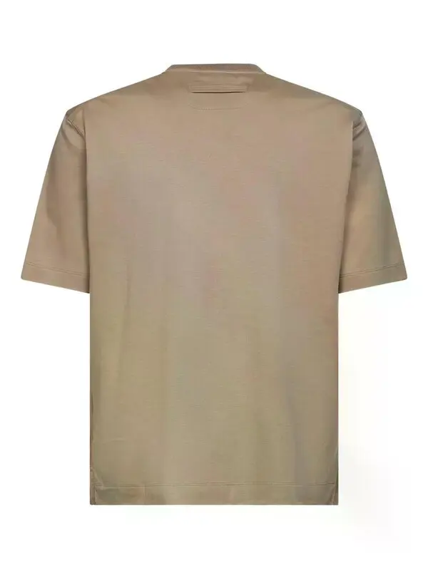 Zegna Crew-neck T-shirt - Neutrals