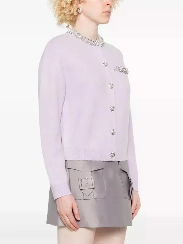 SELF-PORTRAIT Crystal-embellished Cardigan