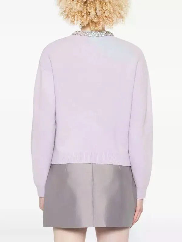 SELF-PORTRAIT Crystal-embellished Cardigan