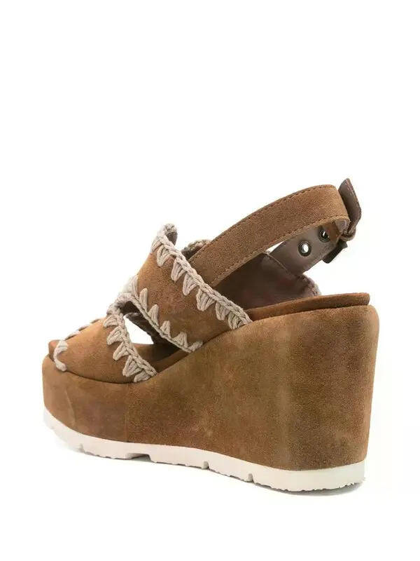 Mou 95mm Whipstitch-detail Sandals