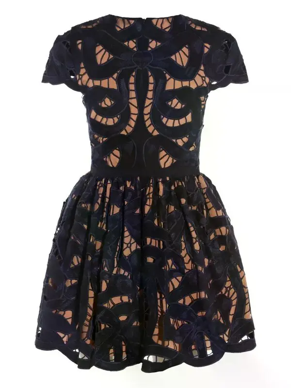 SELF-PORTRAIT Embroidered Mini Dress