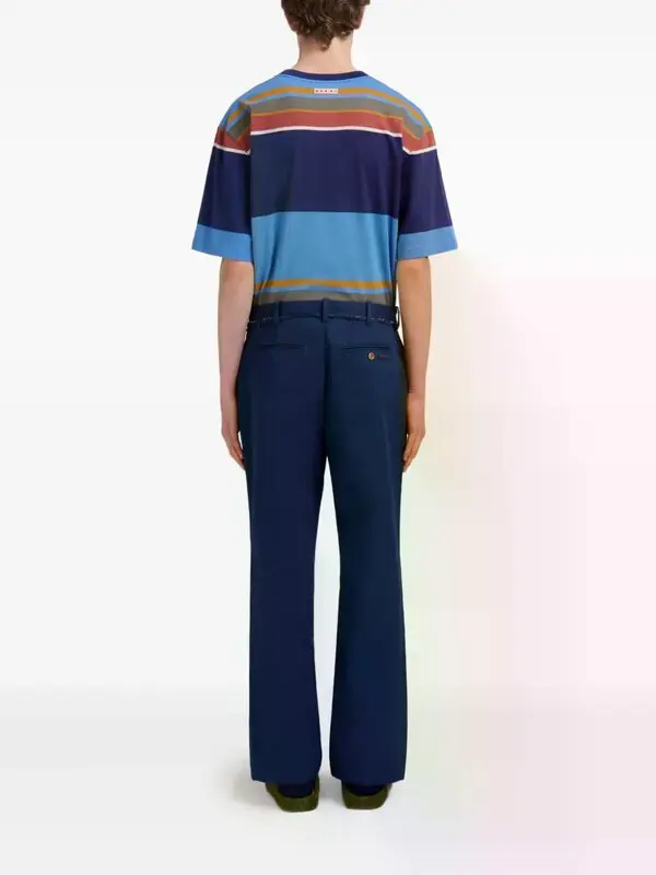 Marni Tailored Straight-leg Trousers - Blue