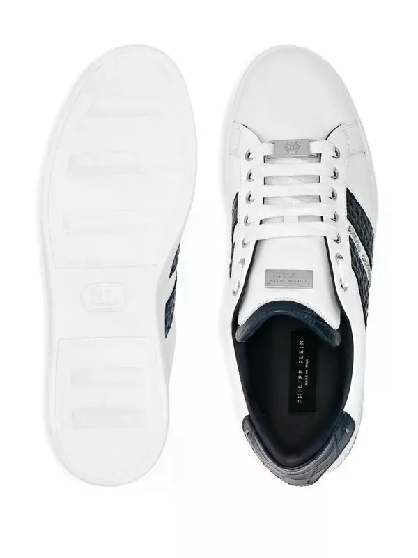 Philipp Plein Leather Platform Sneakers