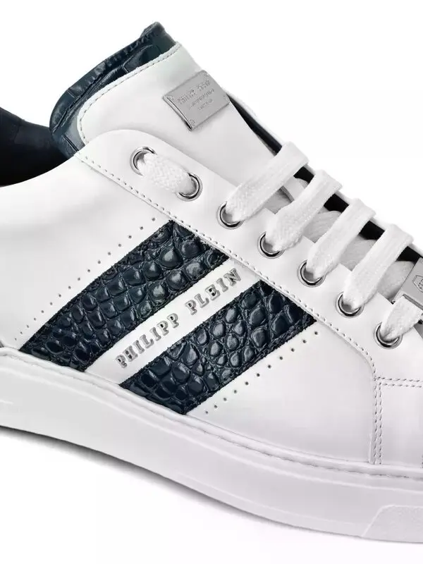 Philipp Plein Leather Platform Sneakers
