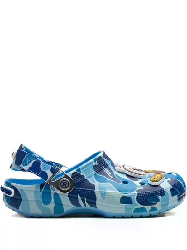 CROCS X A Bathing Ape Clog Sneakers - Blue