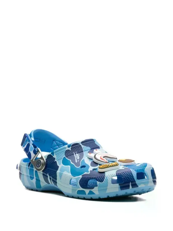CROCS X A Bathing Ape Clog Sneakers - Blue
