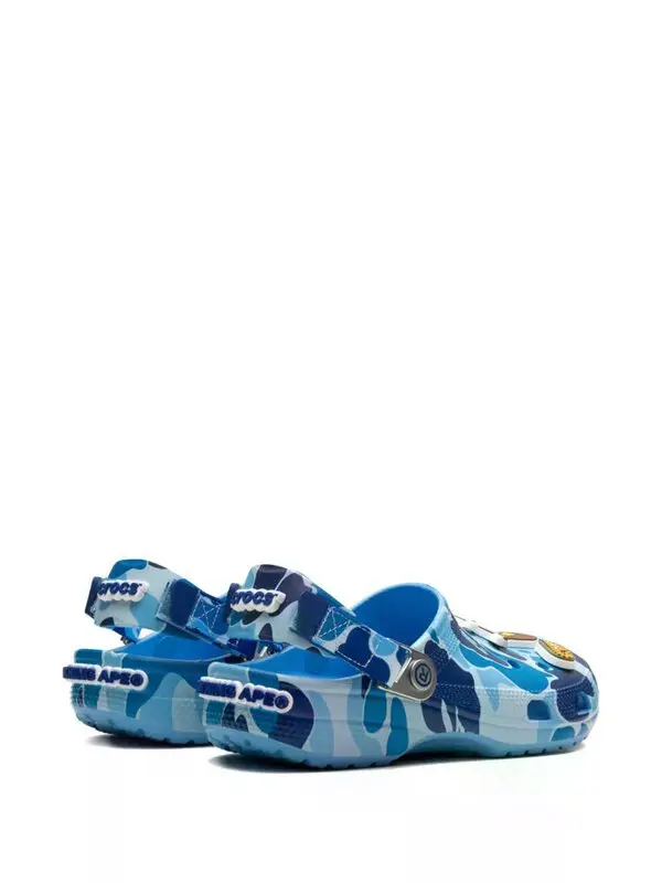CROCS X A Bathing Ape Clog Sneakers - Blue