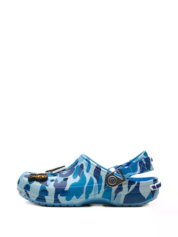 CROCS X A Bathing Ape Clog Sneakers - Blue