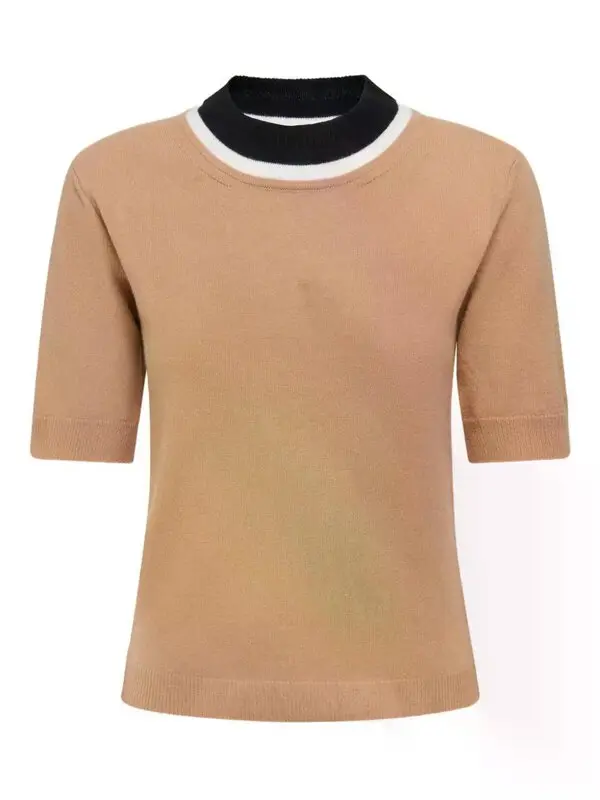 Marni Two-tone Knitted Top