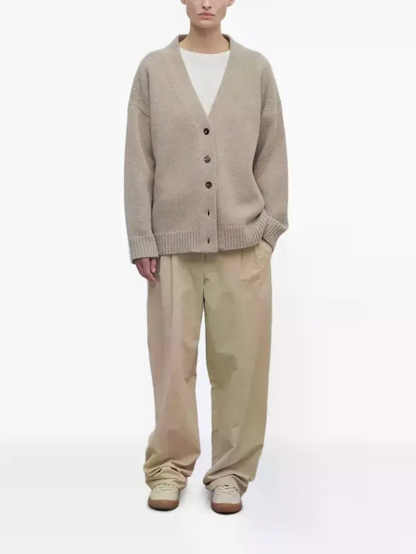 THE ROW Pleated-waistband Straight-leg Trousers - Neutrals