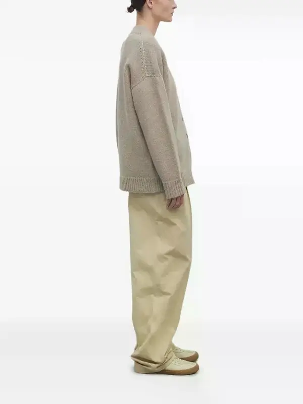 THE ROW Pleated-waistband Straight-leg Trousers - Neutrals