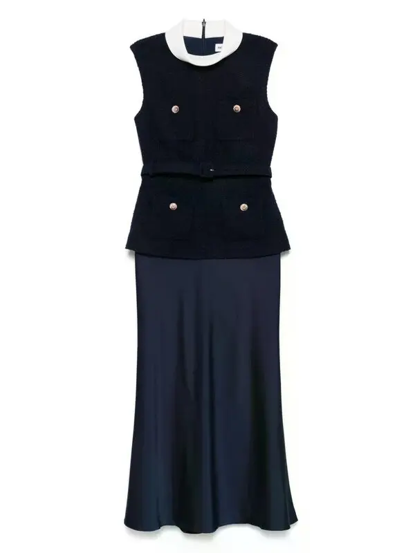 SELF-PORTRAIT Layered A-line Dress