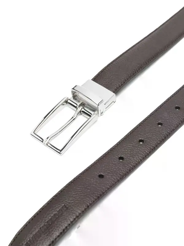 Emporio Armani Leather Belt - Brown