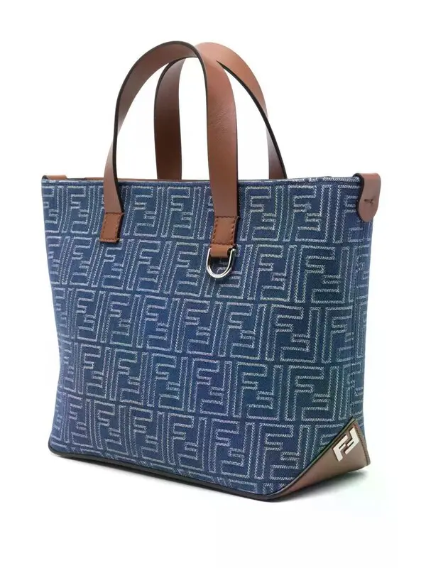 Fendi Ff Tote Bag - Blue