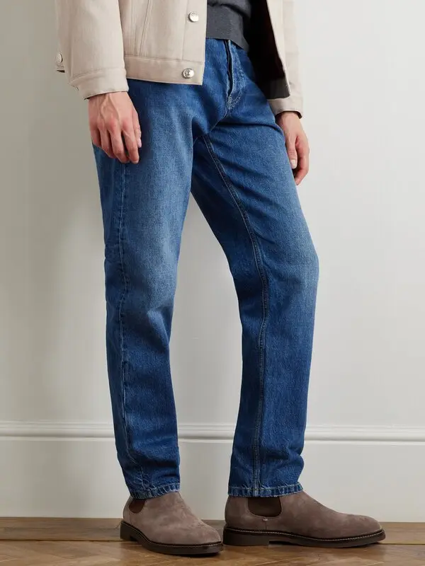 Brunello Cucinelli Suede Chelsea Boots