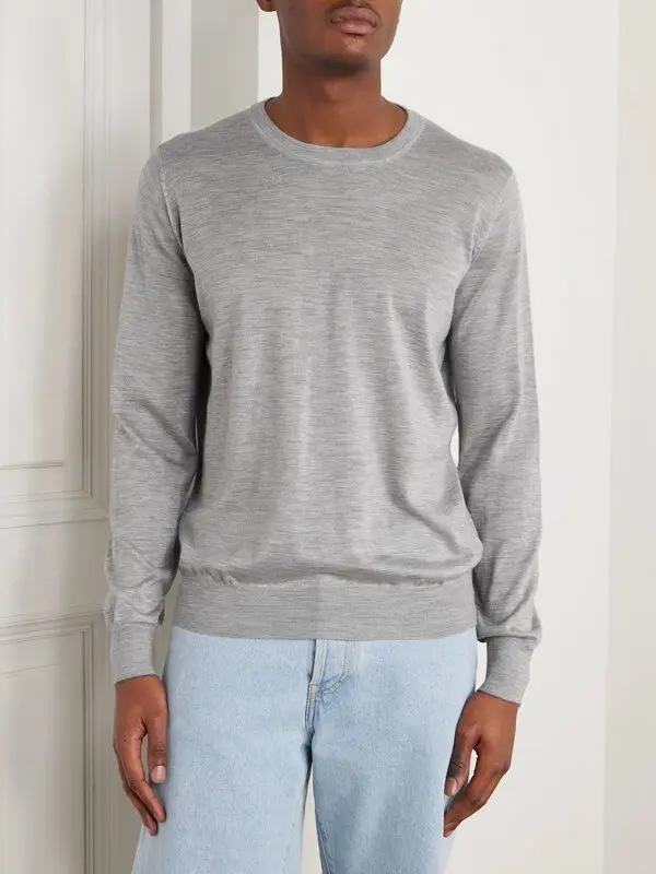 Brunello Cucinelli Cashmere And Silk-blend Sweater