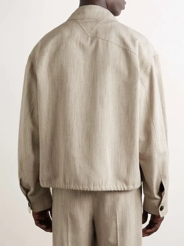 Bottega Veneta Woven Jacket - Neutral