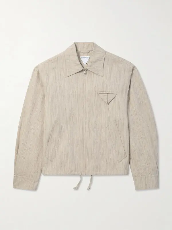 Bottega Veneta Woven Jacket - Neutrals