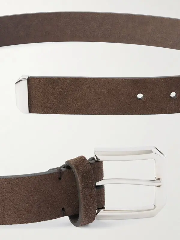 Brunello Cucinelli 3cm Suede Belt