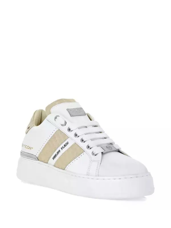 Philipp Plein Leather Platform Sneakers