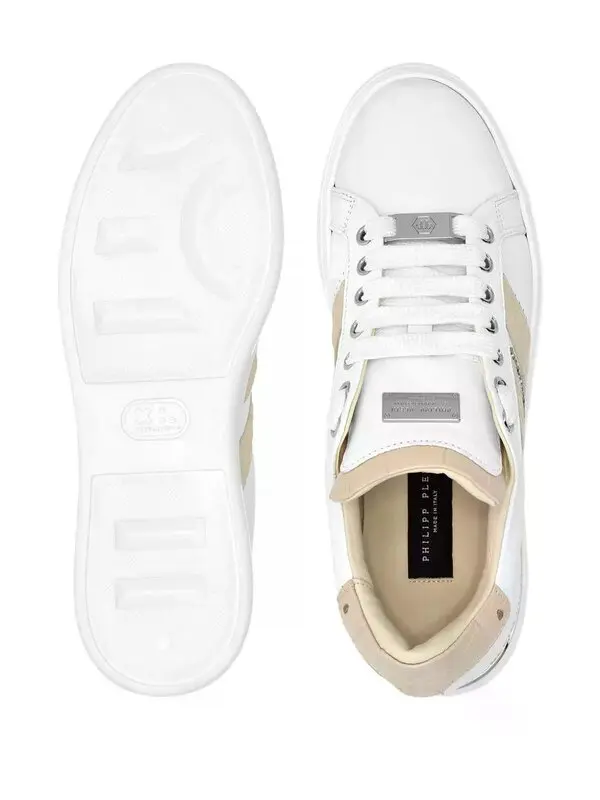 Philipp Plein Leather Platform Sneakers