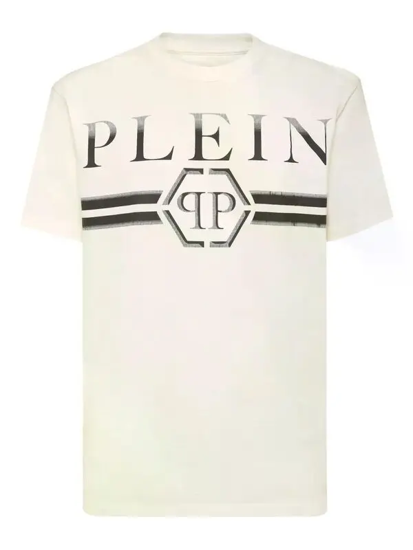 Philipp Plein Logo Print T-shirt - White