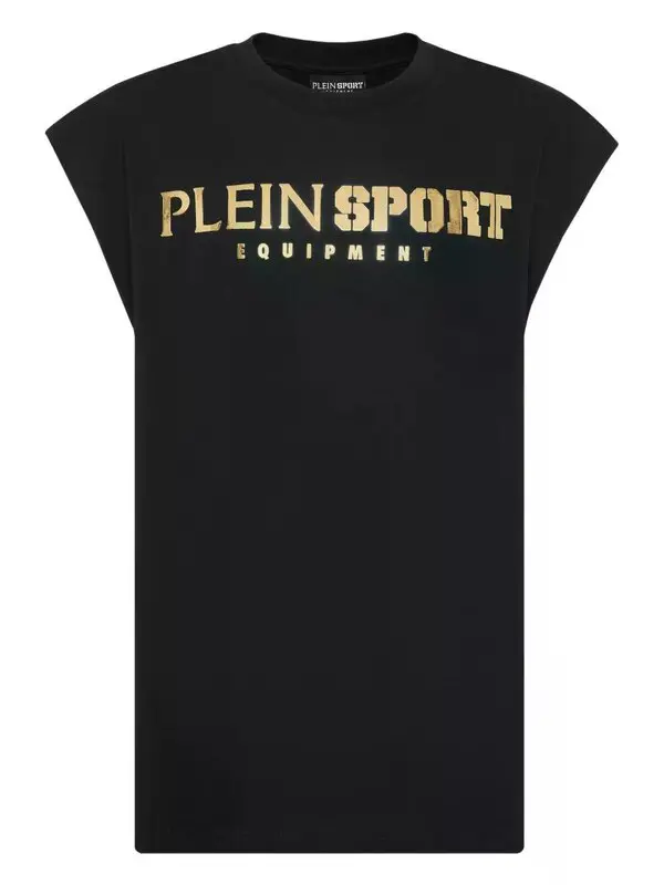 PLEIN SPORT Sleeveless Logo T-shirt