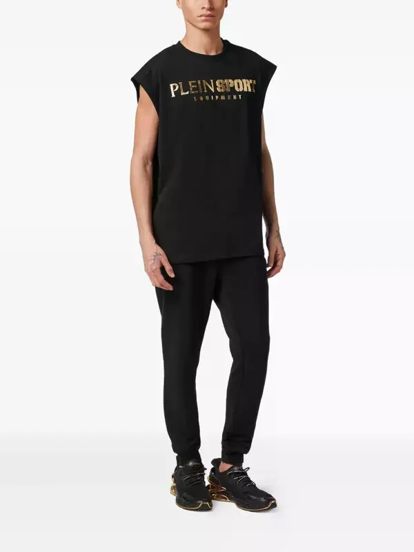 PLEIN SPORT Sleeveless Logo T-shirt