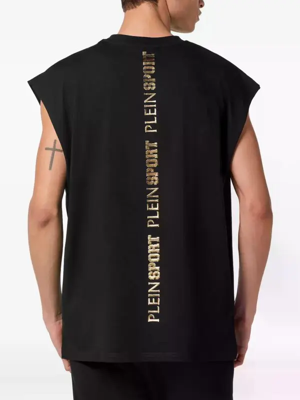 PLEIN SPORT Sleeveless Logo T-shirt