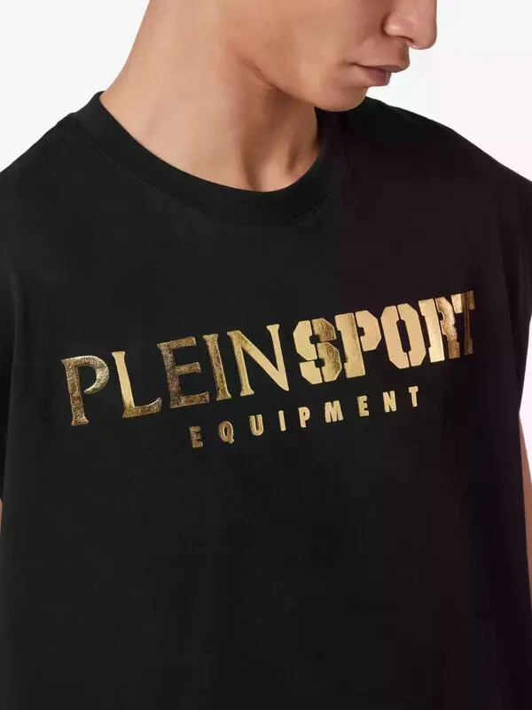 PLEIN SPORT Sleeveless Logo T-shirt