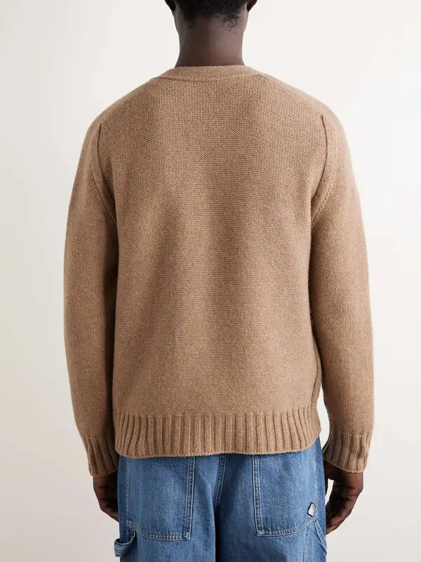 Bottega Veneta Wool Cardigan With Leather Buttons