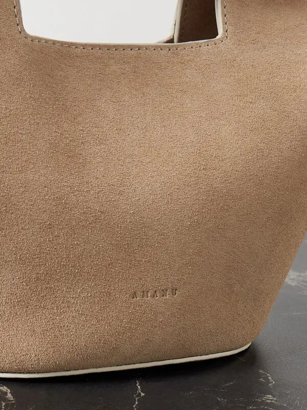 AMANU Madagascar Mini Embellished Tote - Neutrals