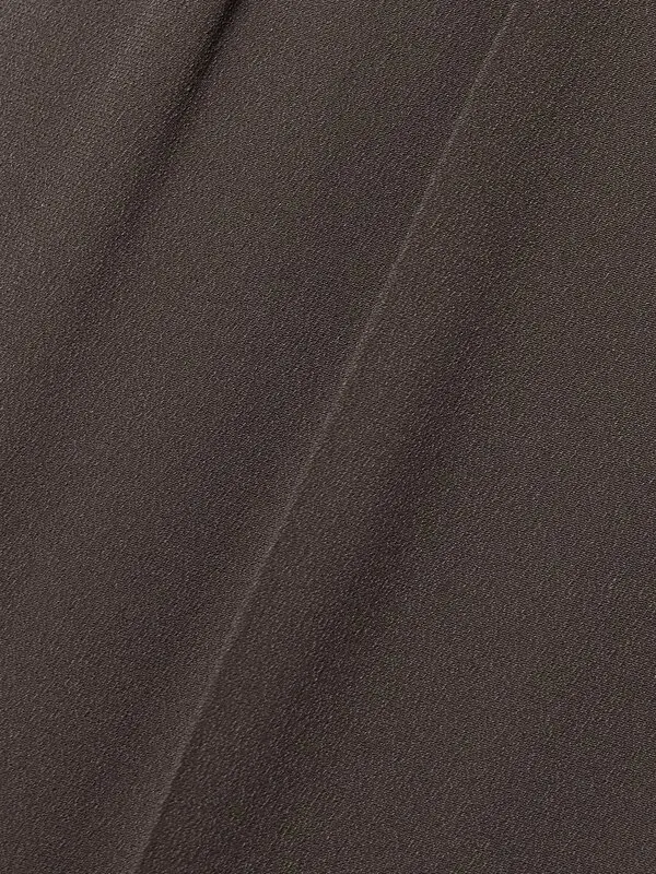 Brunello Cucinelli Cropped Pleated Crepe Pants