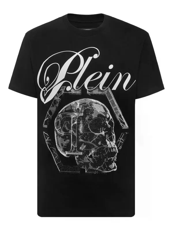Philipp Plein Marble Skull-print T-shirt