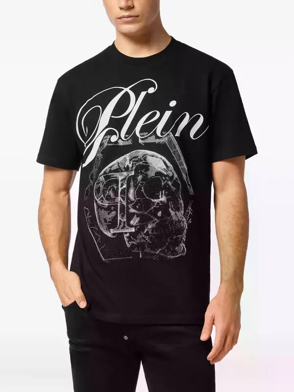 Philipp Plein Marble Skull-print T-shirt