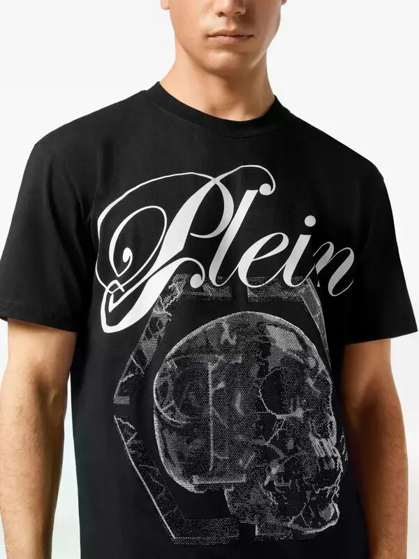 Philipp Plein Marble Skull-print T-shirt