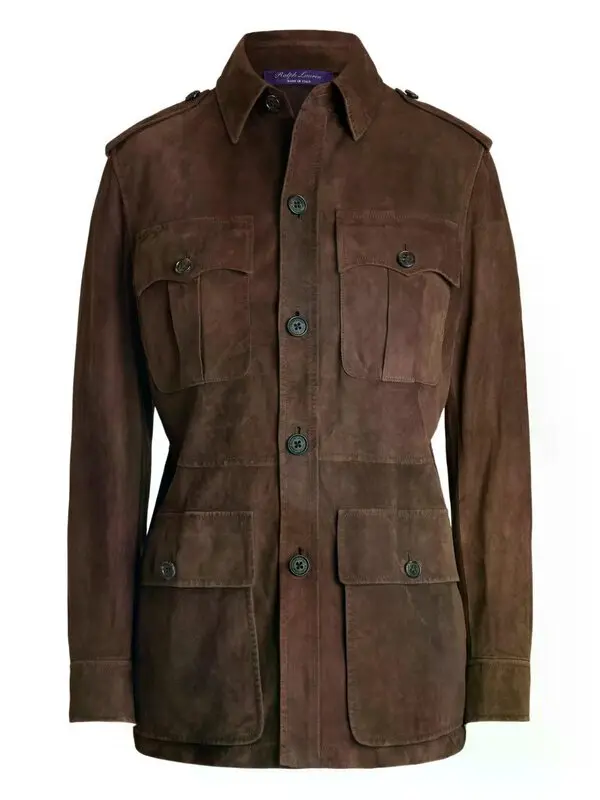 Ralph Lauren Suede Military Jacket