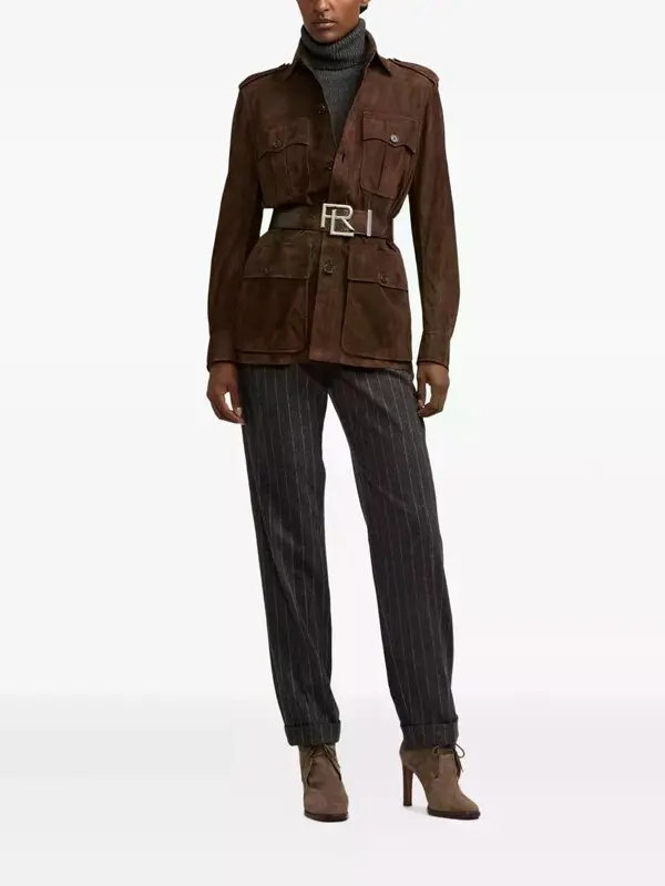 Ralph Lauren Suede Military Jacket