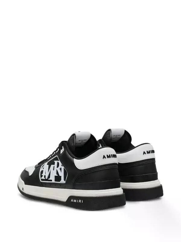Amiri Logo-embellished Low-top Sneakers - Black