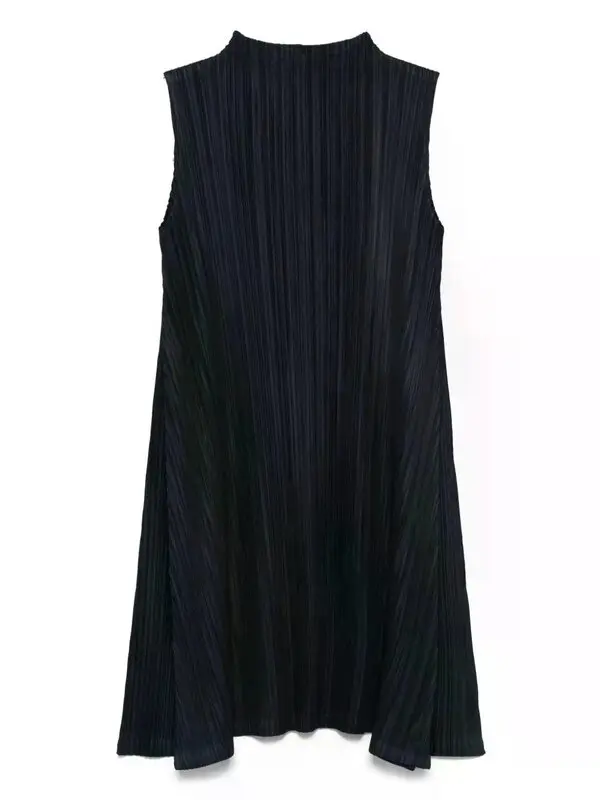 Issey Miyake Pleated Tunic - Blue