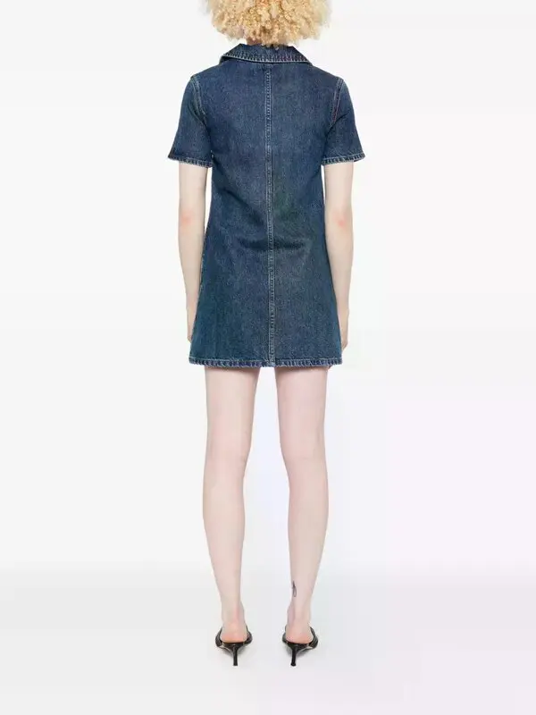 SELF-PORTRAIT Denim Mini Dress